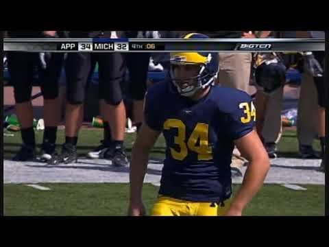 App State Blocked Field Goal vs. Michigan - Longest Yard Edition
