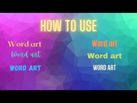 Word Art | Microsoft Word