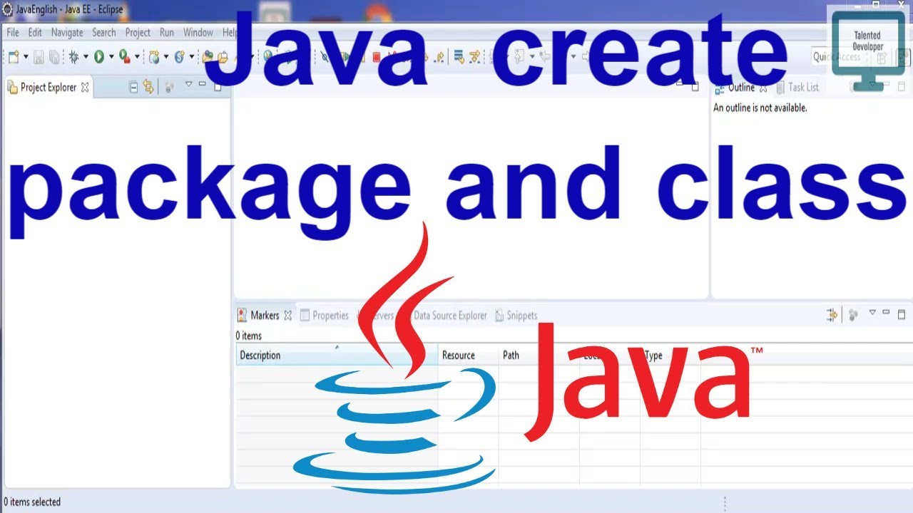 1.Java create package and class