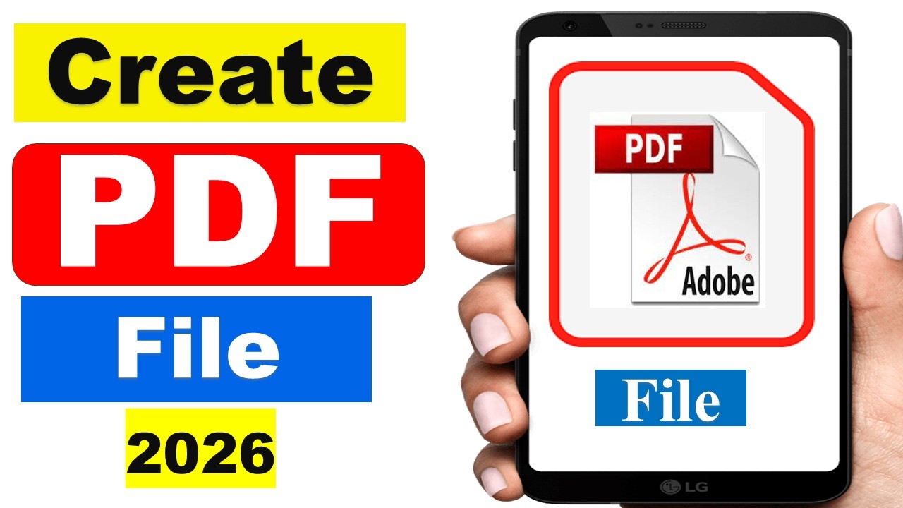 PDF File Kaise Banaye | PDF File Kaise Banate Hain | How to Make PDF File in Mobile