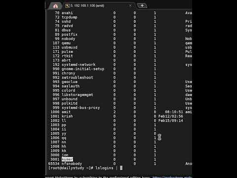 How to find the list of Locked users in Linux | DailyStudyLinux #linux #learnlinux #linuxinterview