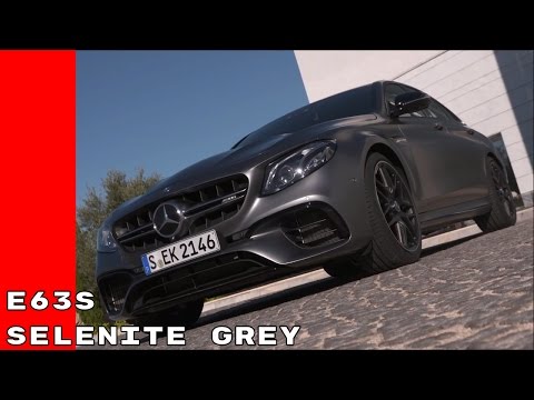 New E63 AMG Videos Show Designo Diamond White and Selenite Grey Magno ...