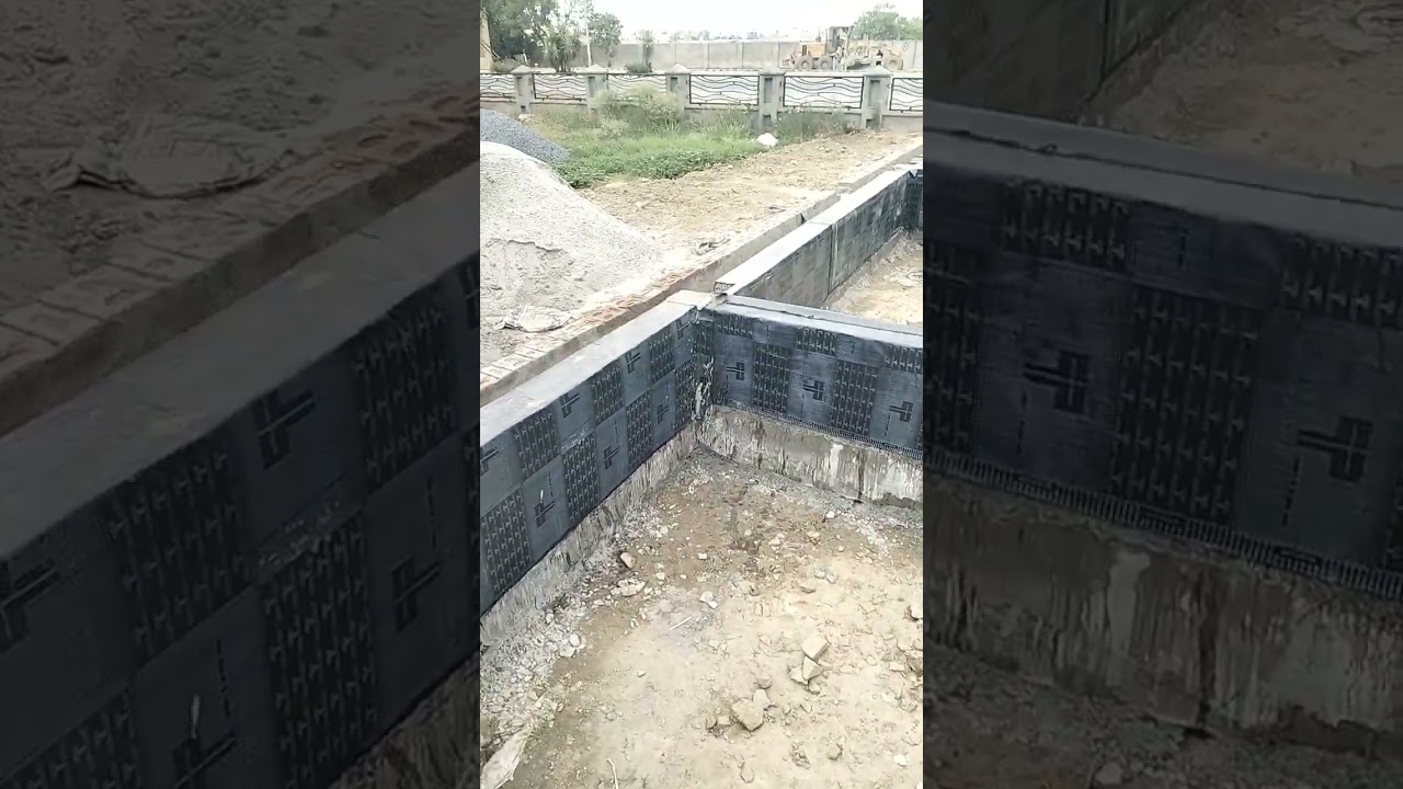 PVC DPC Waterproof membrane sheet