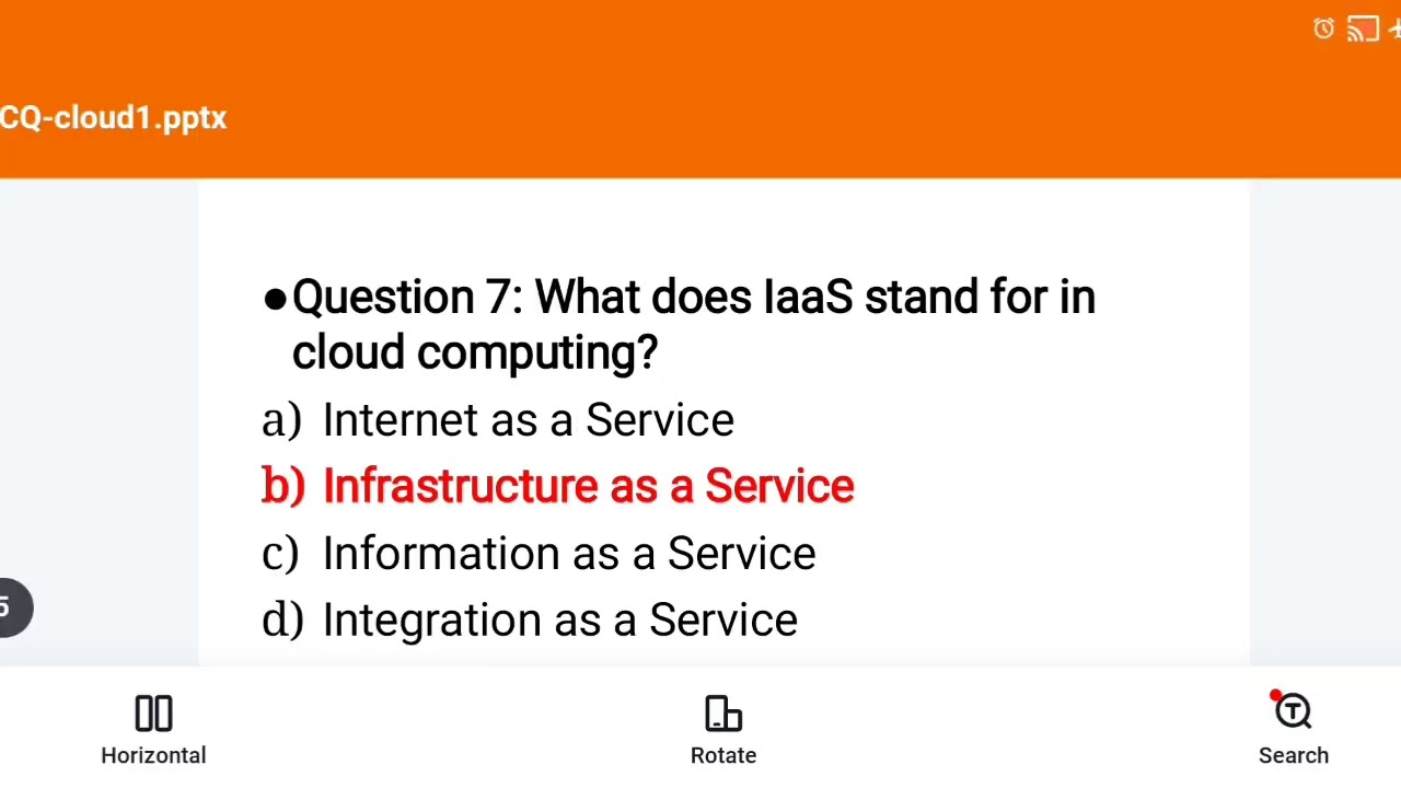Cloud Computing - MCQ -Part 1