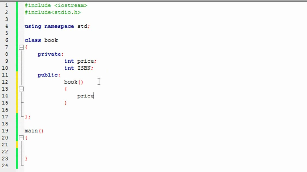 C/C++ Tutorial: Constructor [HD]