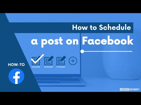 How to Schedule a post on Facebook