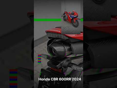 Short# Honda CBR600RR 2024 exhaust sound and HRC fairings