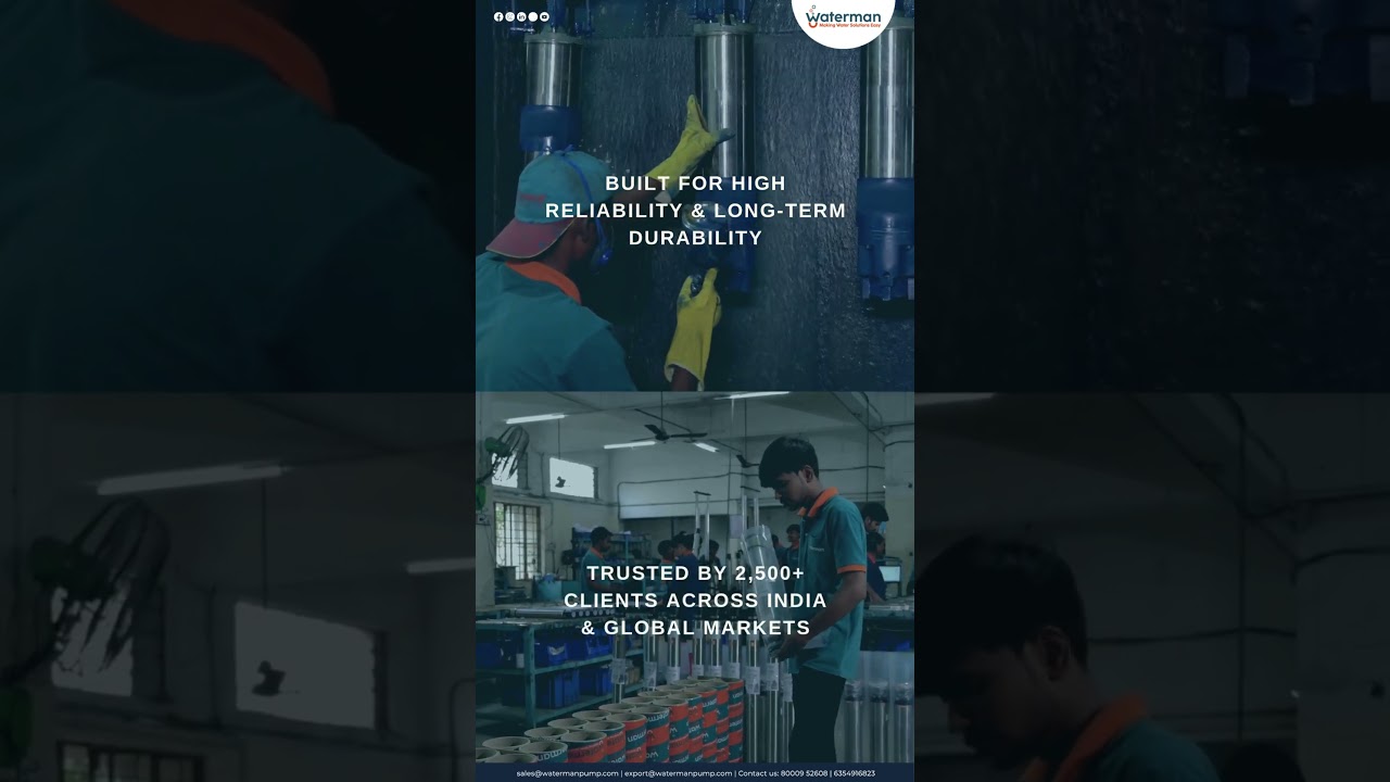 51+ Years of Engineering Excellence | Waterman Pumps & Water Solutions That Power the World