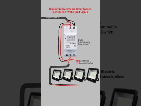 Programmable Timer Switch. #shorts || #electrical || Excel Electric ||