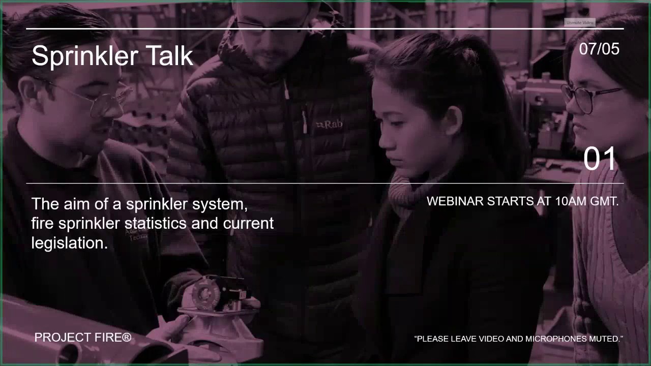 Sprinkler Talk #01 - The Aim of Sprinkler Systems and the Latest Legislation