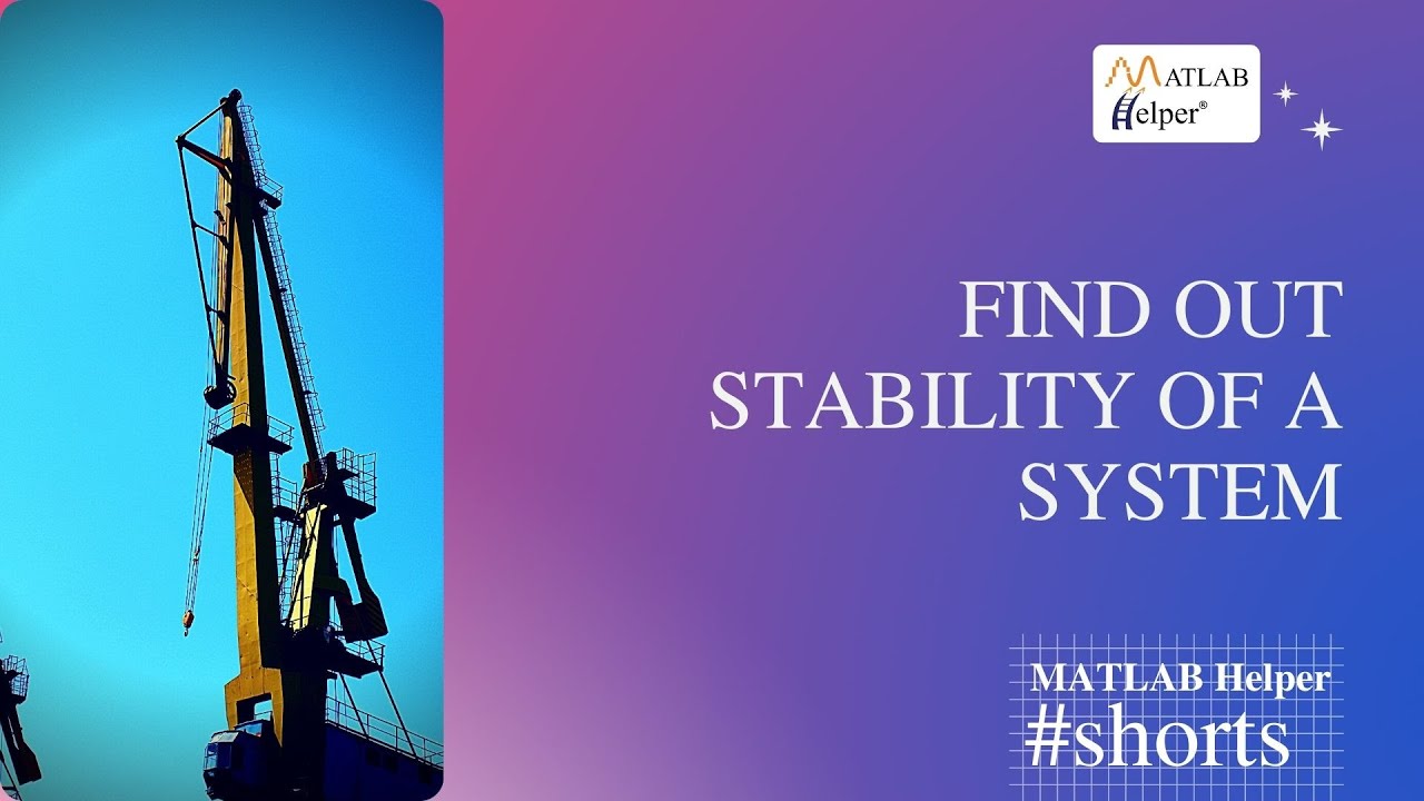 Find out stability of a system #Shorts