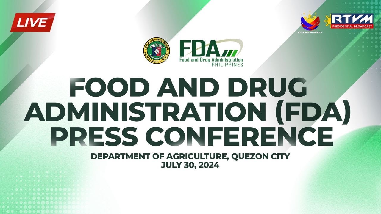 Food and Drug Administration (FDA) Press Conference 07/30/2024