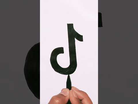 Drawing Tiktok Logo #drawing #logo #shorts
