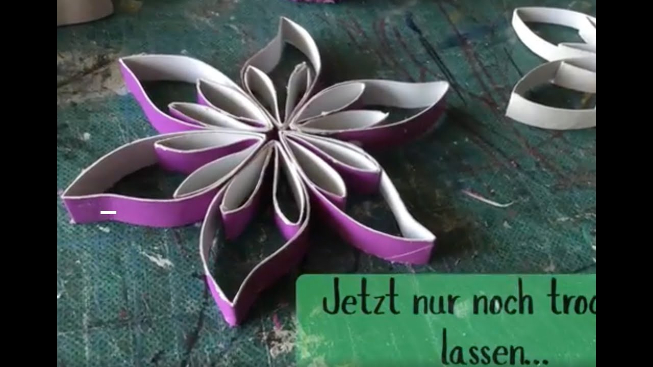 Fensterblumen basteln