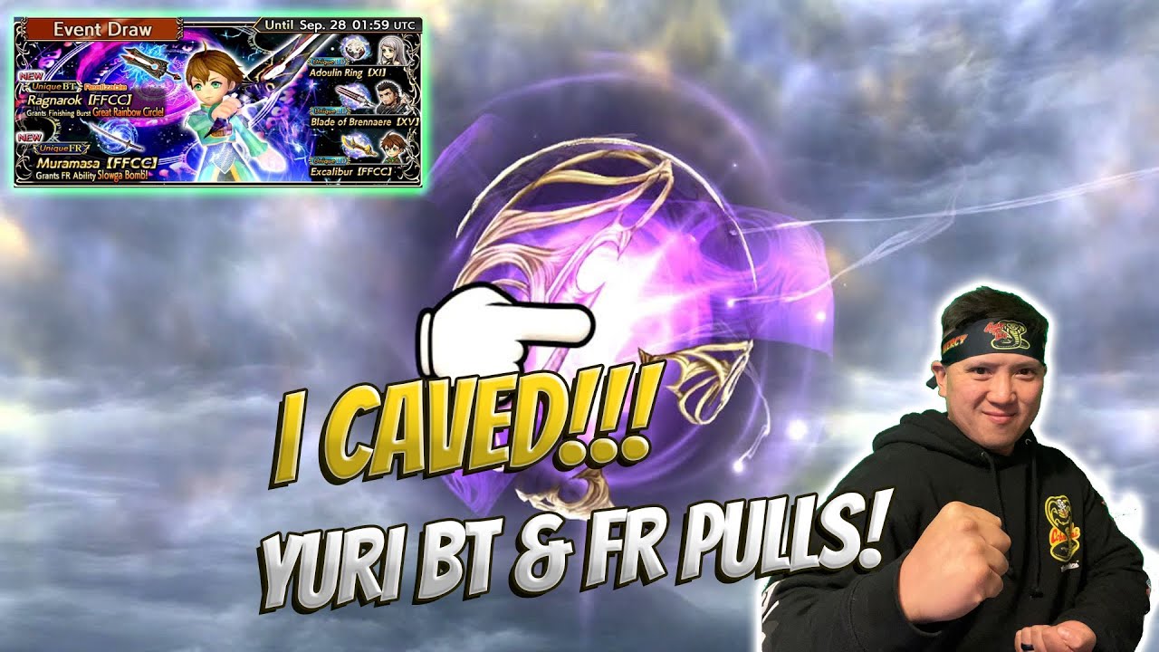 I CAVED!! YURI BT & FR PULLS! Dissidia Final Fantasy: Opera Omnia