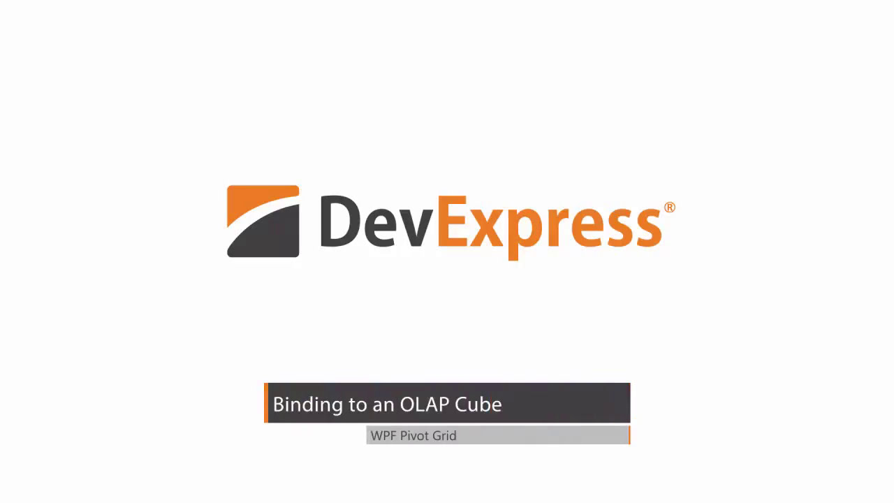 WPF Pivot Grid: Binding to an OLAP Cube