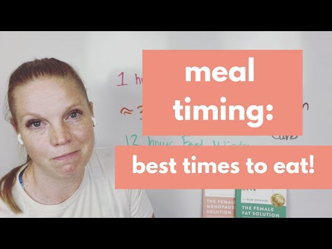 Meal timing: best time to eat!