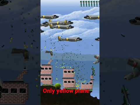 air attack only yellow plane #viral #airattack #yusufrajaslgaming786