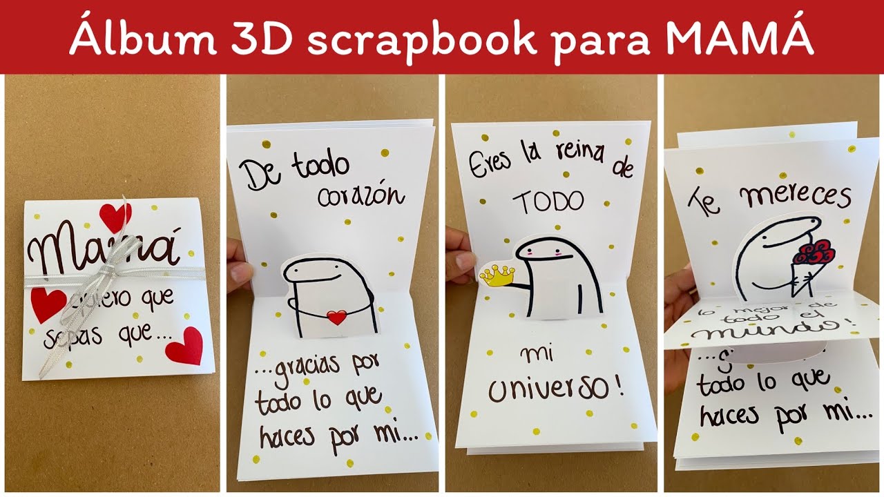 Álbum scrapbook para REGALAR a MAMÁ