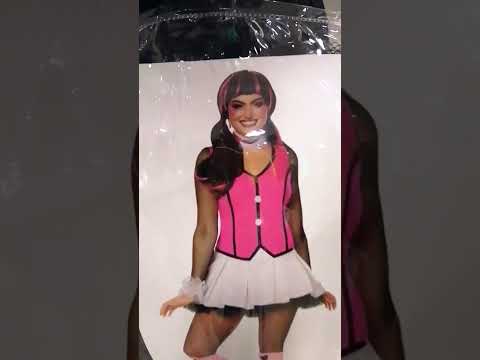 Monster High Draculaura Halloween Costume #shorts #monsterhigh #merch #halloween #spirithalloween