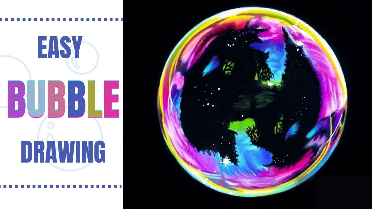 How To Draw Bubbles 🫧 For Beginners