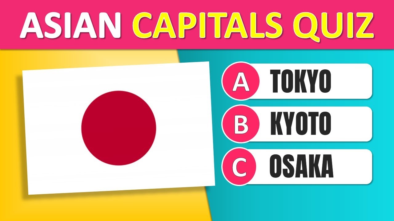 Guess The Capital City Of The Country ASIA (Easy, Medium, Hard) | Capital City Quiz