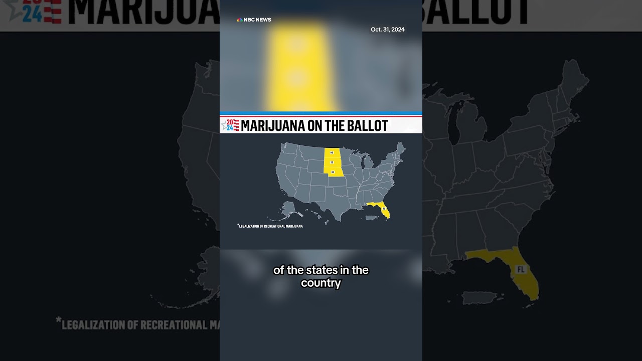 Four states will vote on marijuana legalization