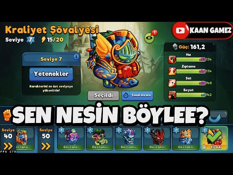 😱YENİ DESTANSI KARAKTER KRALİYET ŞÖVALYESİ ? 162 GÜÇ SEN NESİN BEE ASLANIM KAFA TOPU 2 HEAD BALL 2