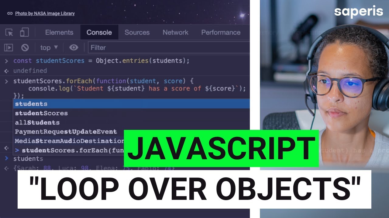 How to loop over objects in JavaScript