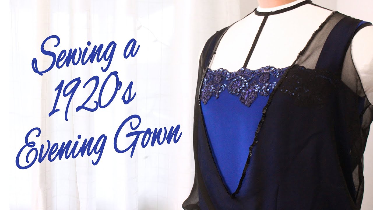 Sewing a 1920s Evening Gown