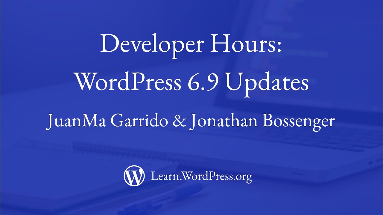 Developer Hours: WordPress 6.9 DataViews/DataForm & Abilities API
