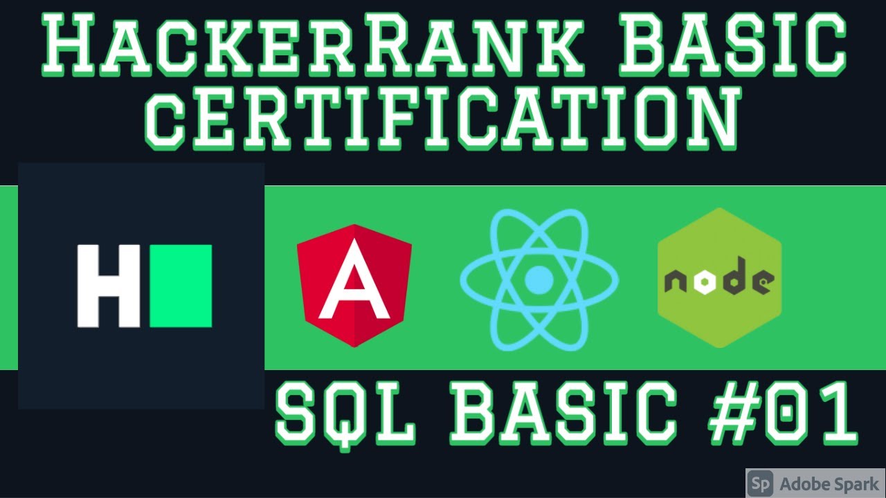 HackerRank SQL Basic Certification #01