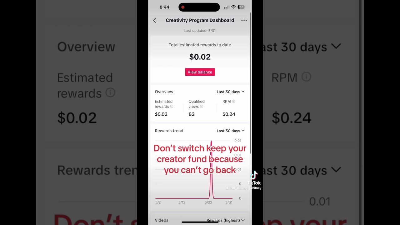 Creator program Beta pay