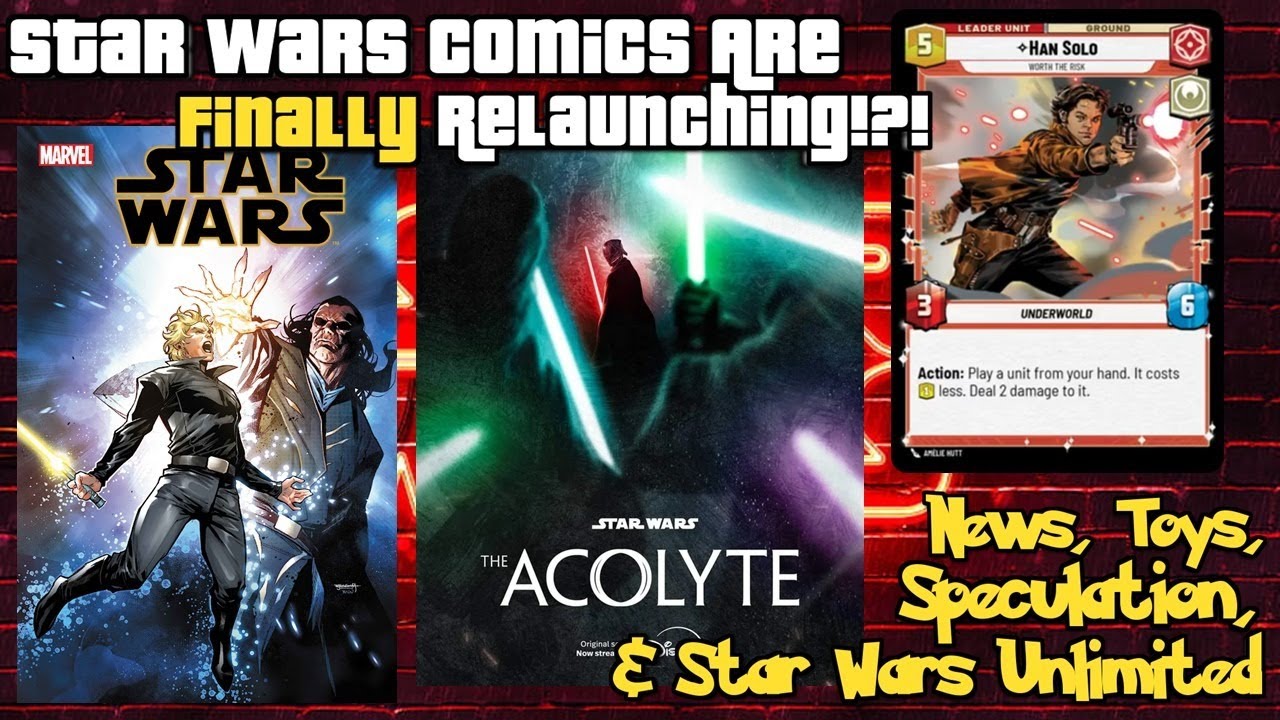 Marvel Star Wars Comics Getting Relaunched! 🔥 Acolyte Speculation | News | Star Wars Unlimited