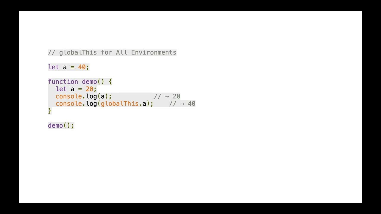 JavaScript globalThis Explained
