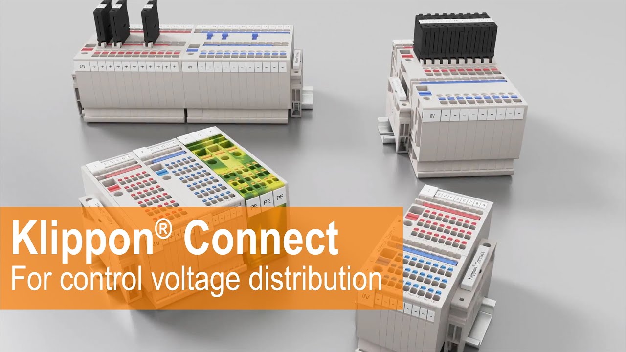 Klippon® Connect AAP terminal blocks for control voltage distribution