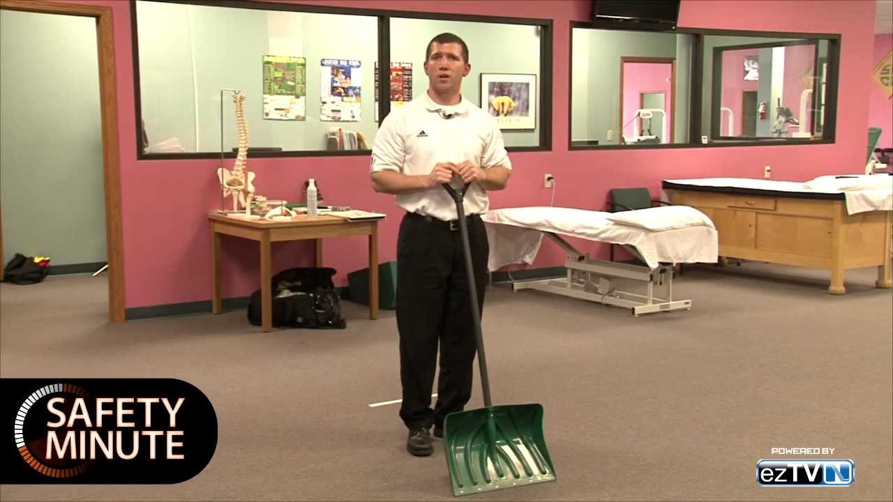 Safety Minute - Snow Shoveling Safety