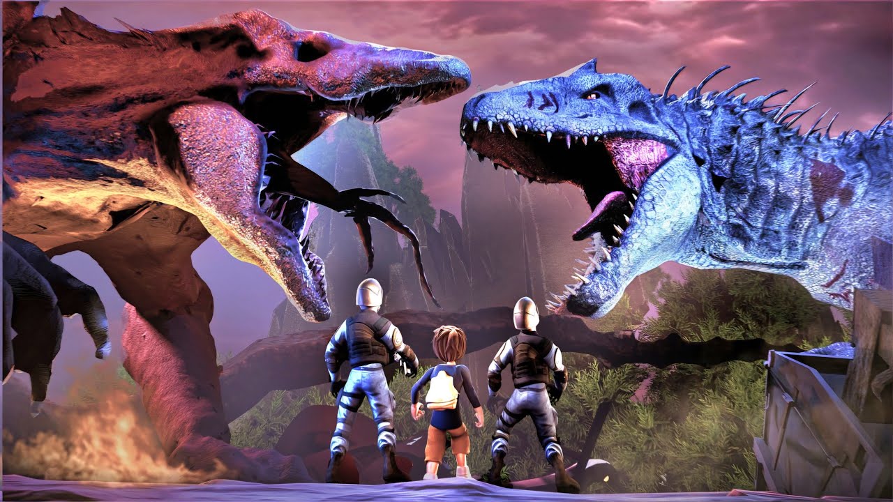 SkullCrawler Vs Indominus Rex | Animated Film