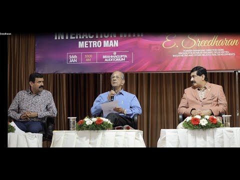 The Metro man of India, Padma Vibhushan Dr. E. Sreedharan interacted with the students of NGI.