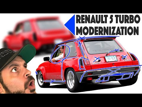 Renault 5 Turbo Re-design - Modernizing an 80s Euro ICON!!
