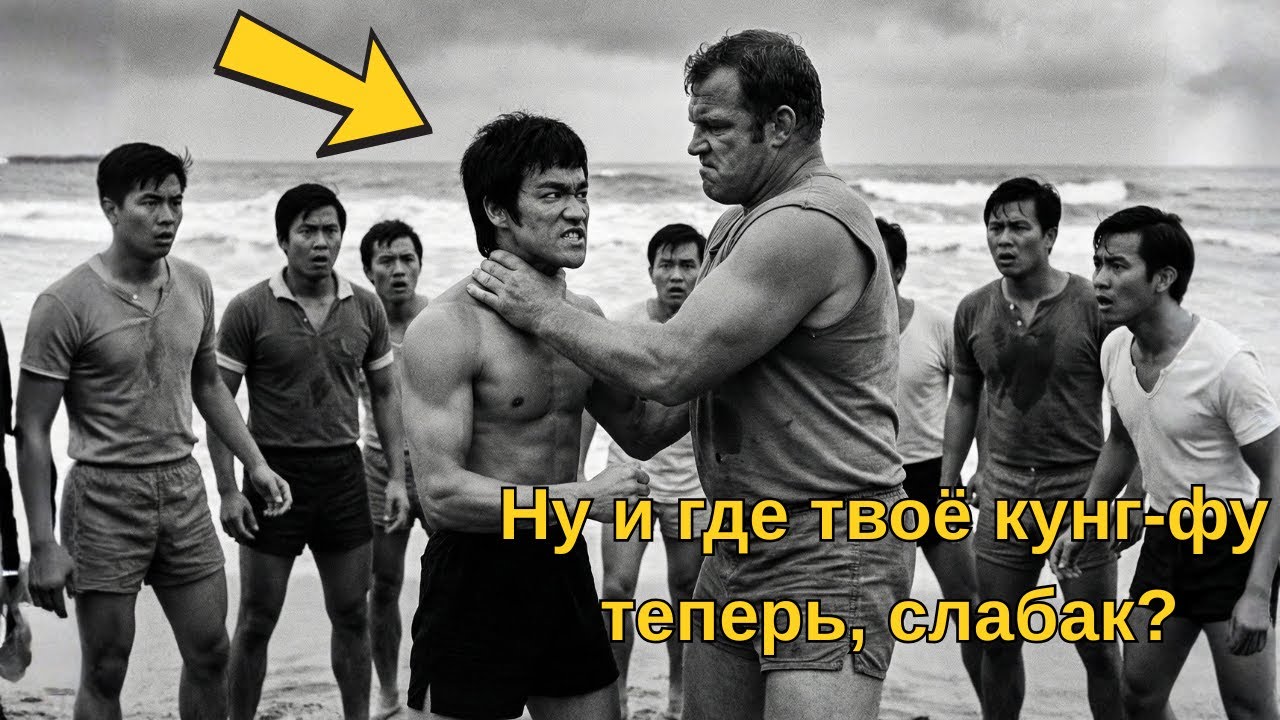 Bruce Lee était sur la plage lorsqu'un lutteur géant l'a soulevé par le ...