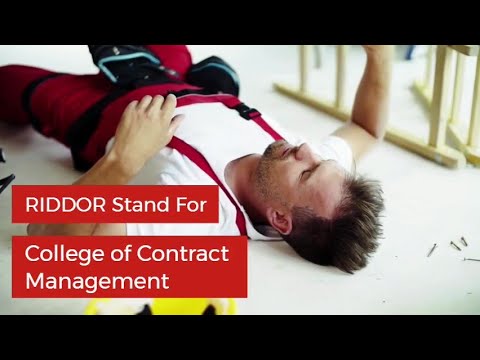 What Does RIDDOR Stand For?