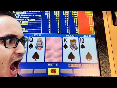 High Limit Deuces Wild Video Poker Challenge!
