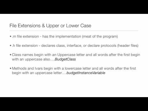 Objective-C Tutorial - Lesson 20: Naming Conventions of Objective-C Video Lecture - Learn and ...
