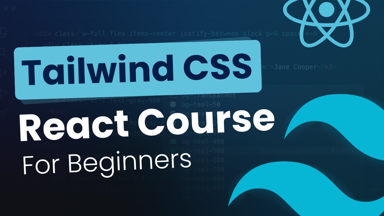 Tailwind CSS in React Crash Course 2026 | Become a React Tailwind Pro in 1 Hour