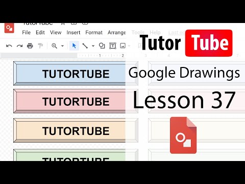 Google Drawings Tutorial - Lesson 37 - Working with WordArt