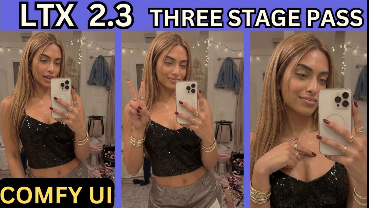 LTX 2.3 in ComfyUI — I Built a Three Pass Workflow and the Results Are Insane