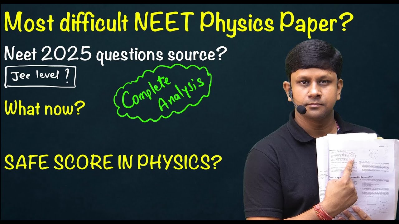 Complete Analysis of NEET 2025 Physics Paper | Safe Score in NEET Physics? | GG Sir