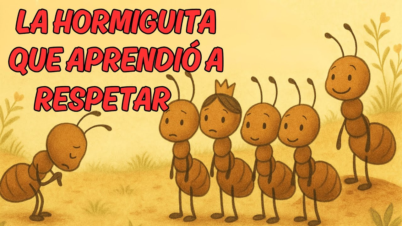 💚 LA HORMIGUITA QUE APRENDIO A RESPETAR🐜👧| VALOR EL RESPETO| 📖Historia Infantil | 🌈Arcoíris Musical