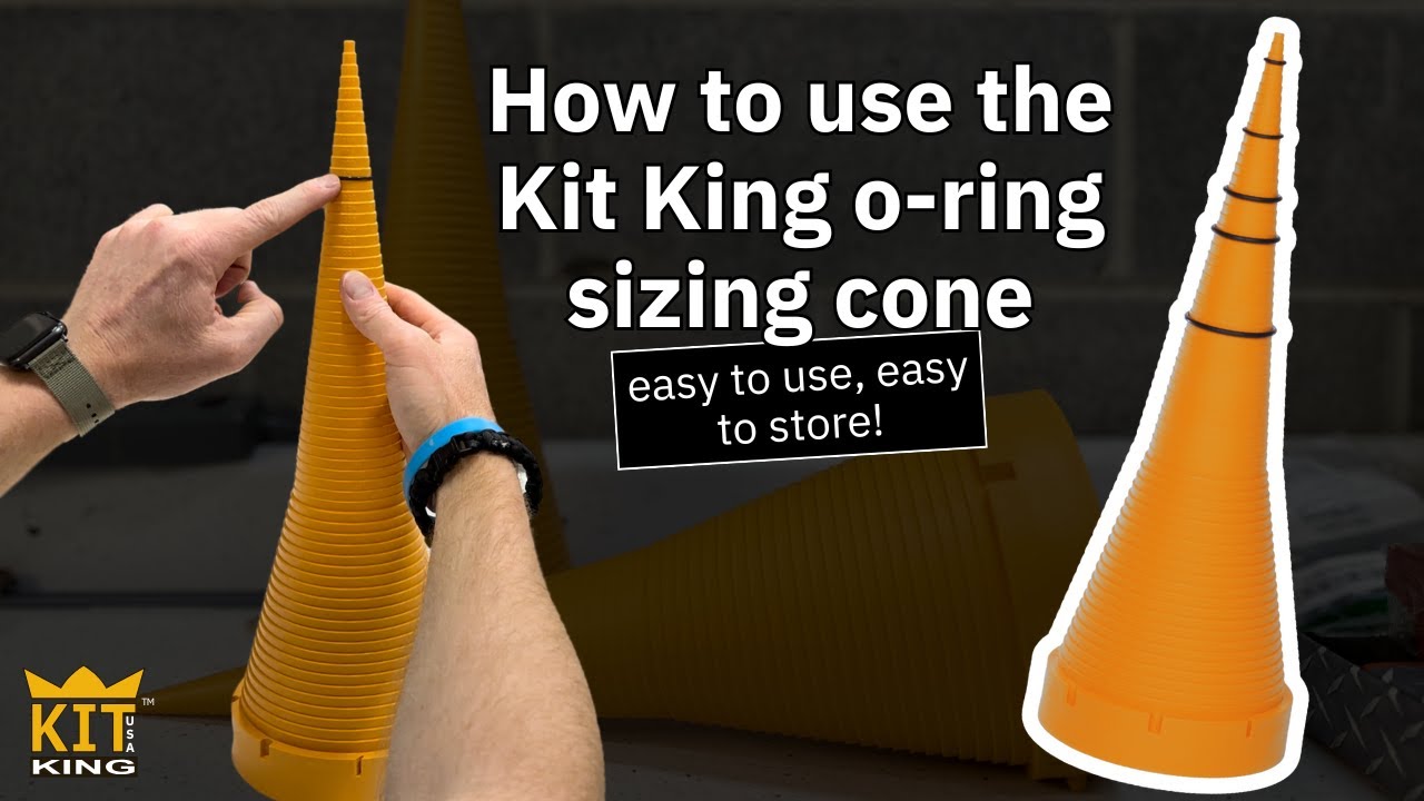 How To Use An Oring Sizing Cone by Kit King USA